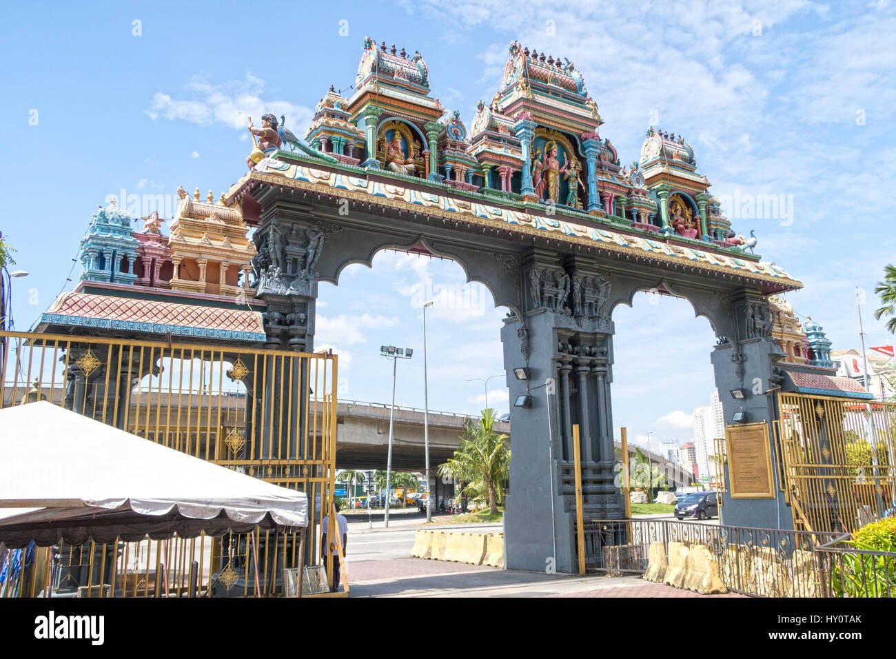 Hindu Entrance Gates, Batu Caves, Kuala Lumpur, Malaysia Stock Photo ...