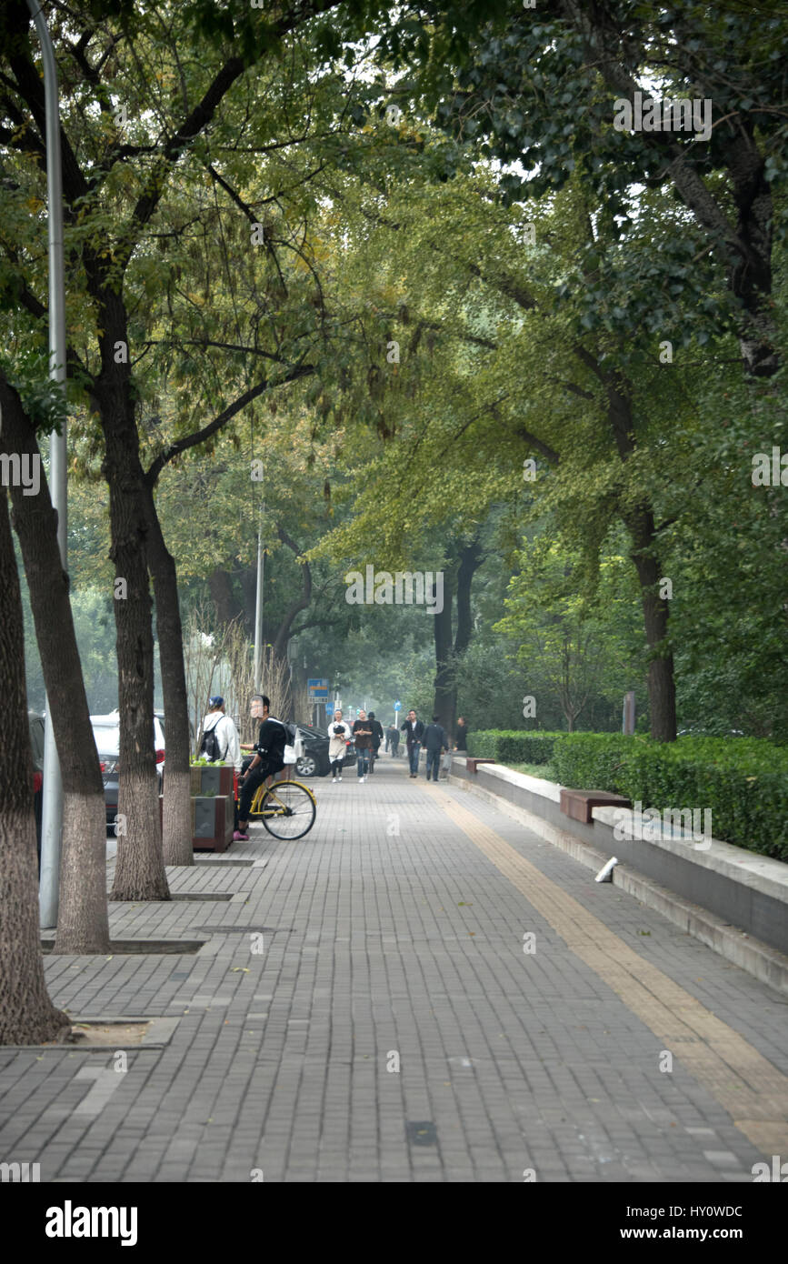 Beijing sidewalk hi-res stock photography and images - Alamy