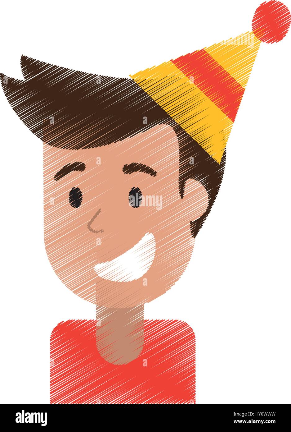 drawing portrait man smile Stock Vector Image & Art - Alamy