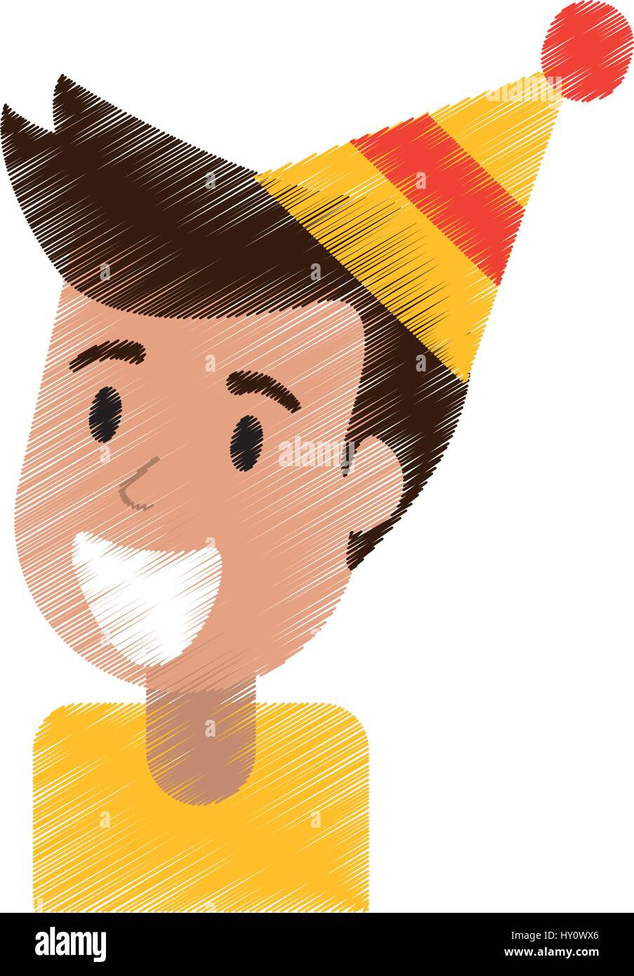 drawing portrait man smile Stock Vector Image & Art - Alamy