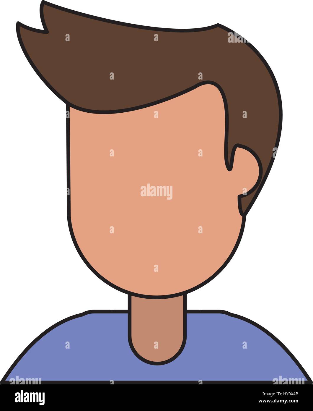 portrait male cartoon image Stock Vector Image & Art - Alamy