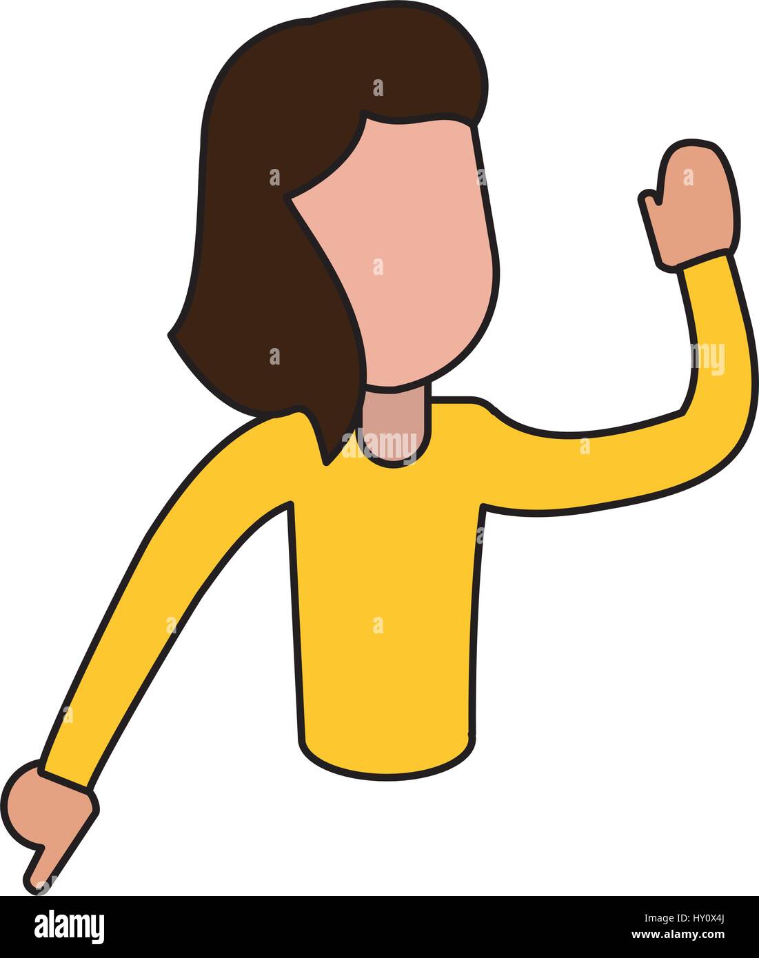 female dancer enjoy image Stock Vector Image & Art - Alamy