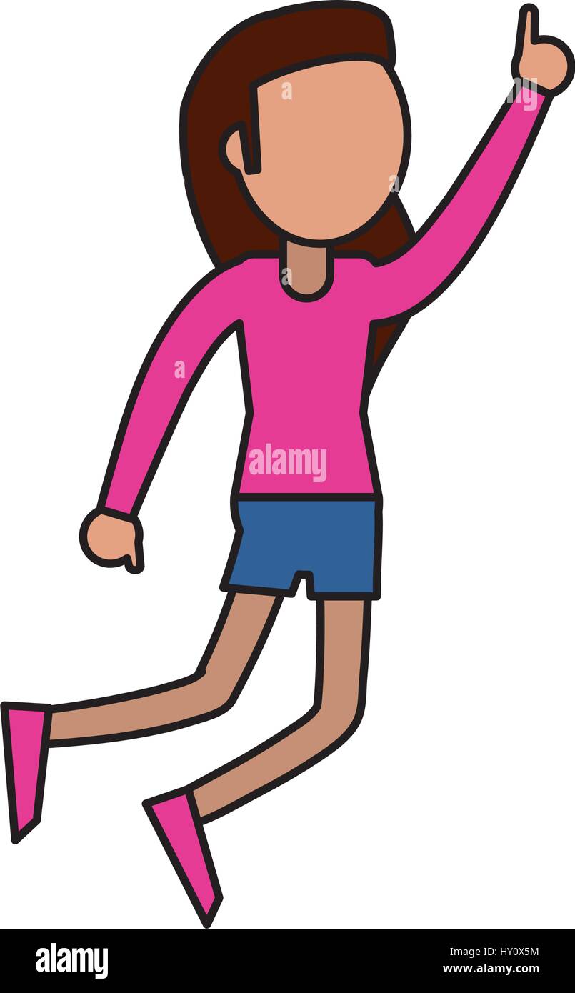 female dancer enjoy image Stock Vector Image & Art - Alamy