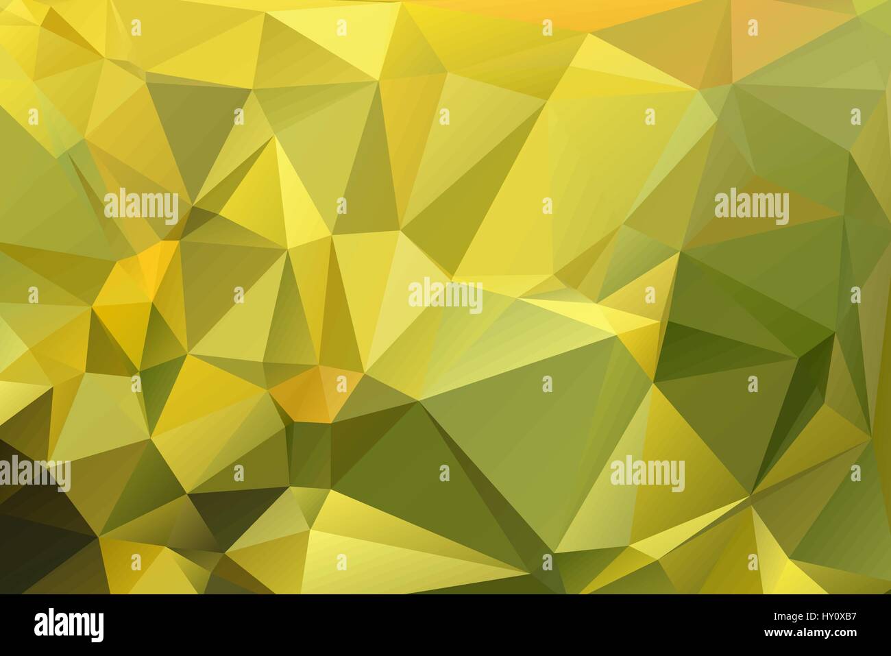 Golden green yellow abstract low poly geometric background Stock Vector ...