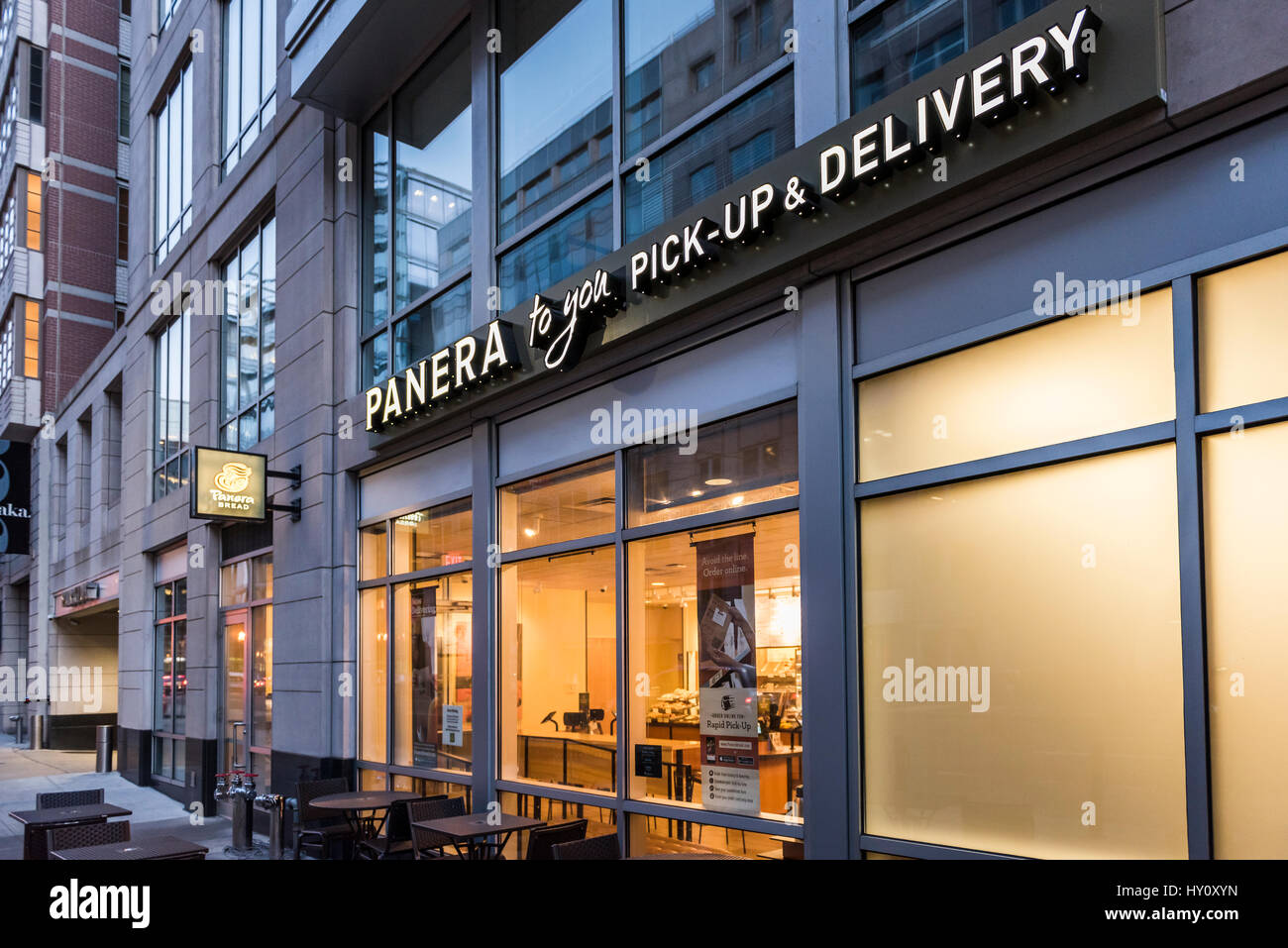 Exterior shop tables food retail High Resolution Stock Photography and ...