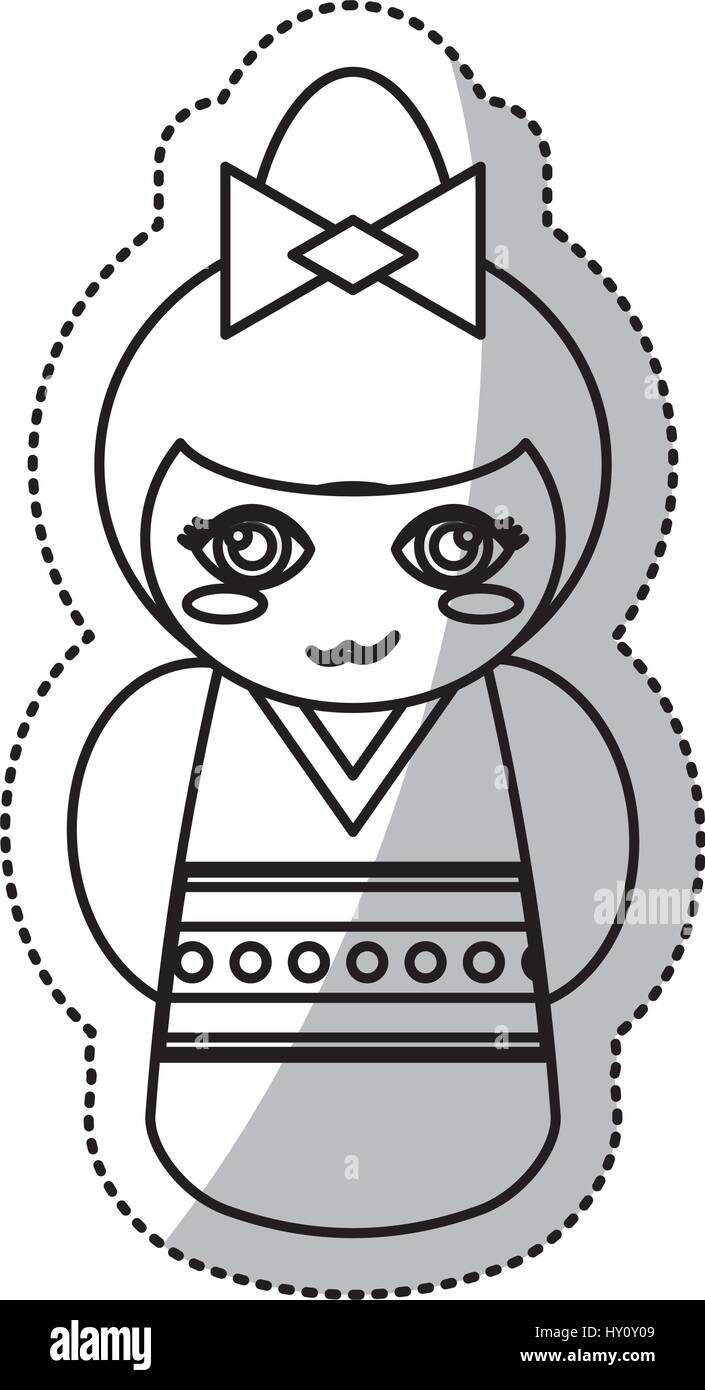 Japanese Doll Clip Art
