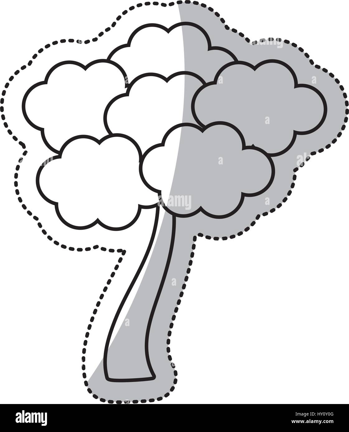 tree sakura japanese line Stock Vector Image & Art - Alamy