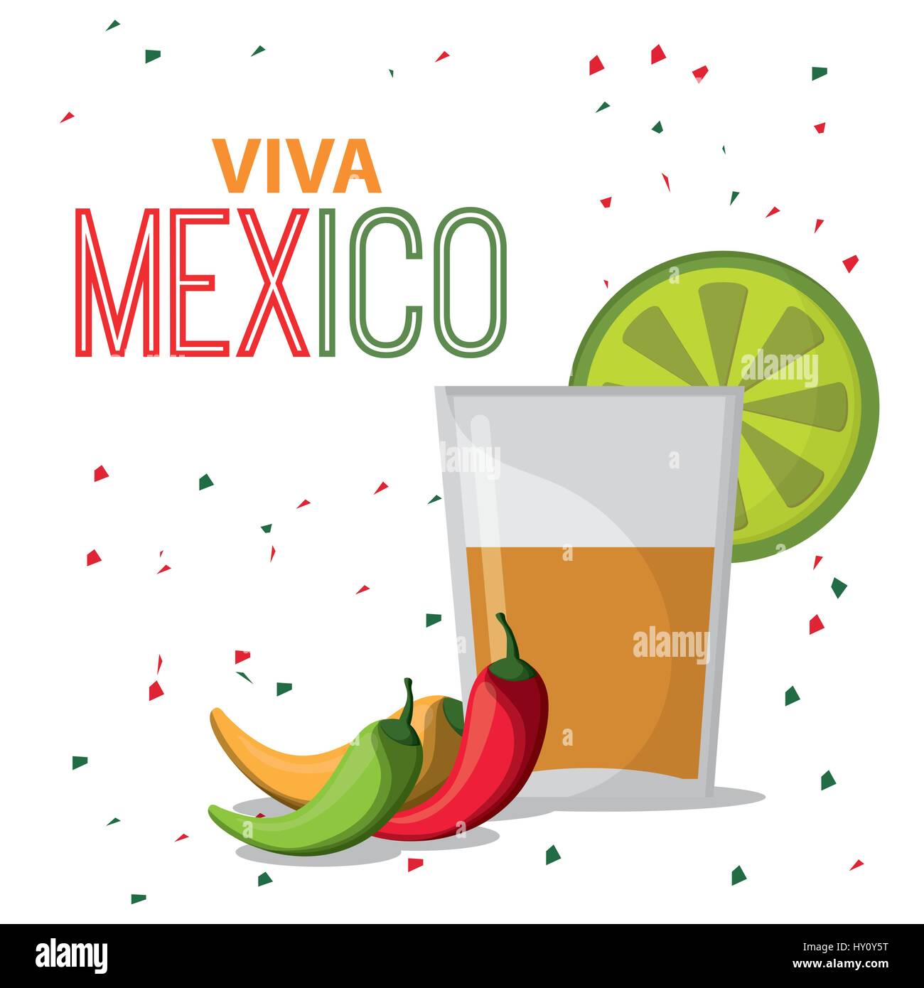 viva mexico greeting drink confetti Stock Vector Image & Art - Alamy