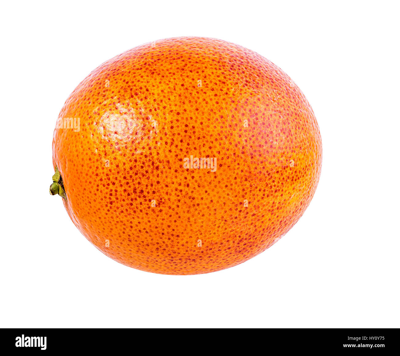 Red orange fruit isolated on white background Stock Photo - Alamy