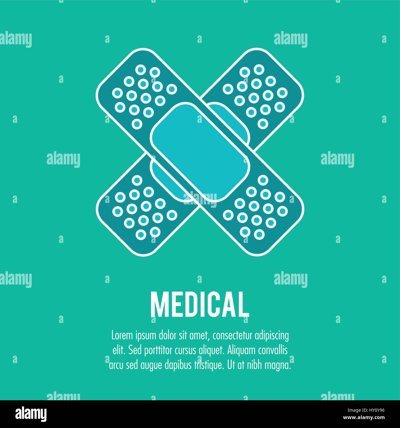 first aid plaster band medical health care Stock Vector Image & Art - Alamy