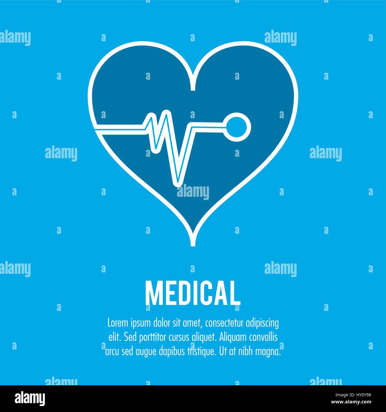 heartbeat cardiology medical health care Stock Vector Image & Art - Alamy