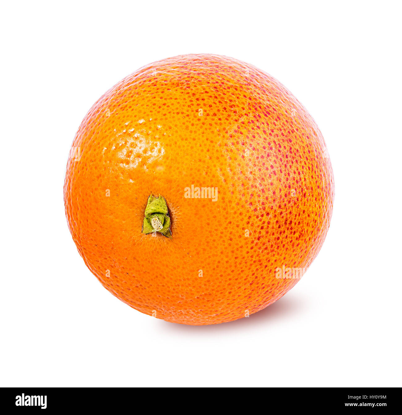 Red orange fruit isolated on white background Stock Photo - Alamy