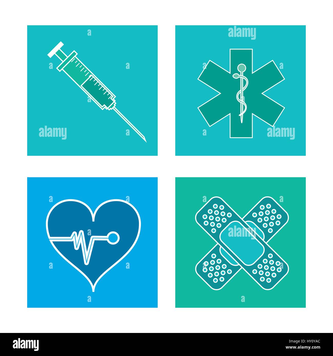 set healthcare medical symbol Stock Vector Image & Art - Alamy