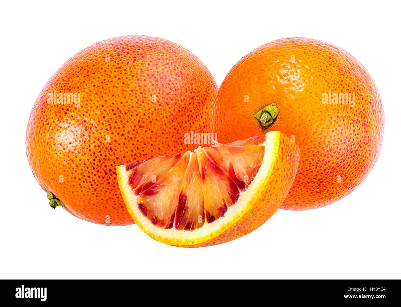 Red orange fruit isolated on white background Stock Photo - Alamy