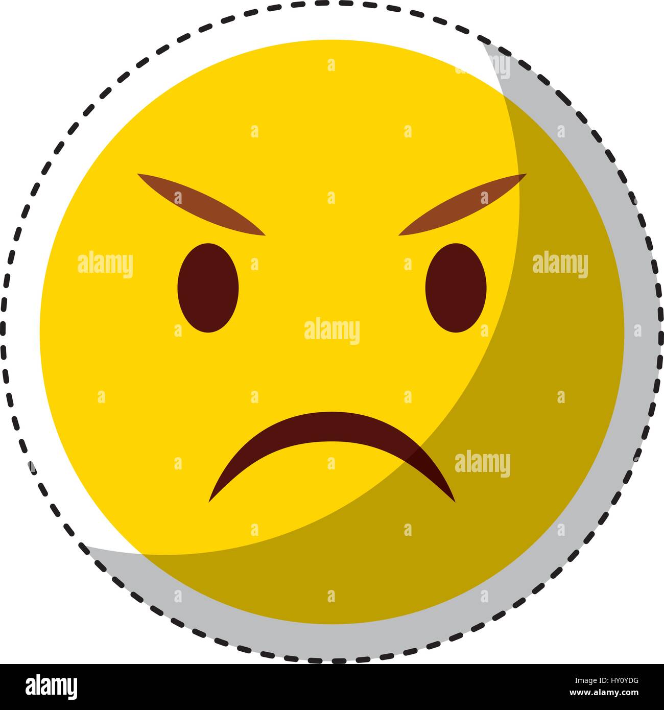 comic face emoticon isolated icon vector illustration design Stock ...