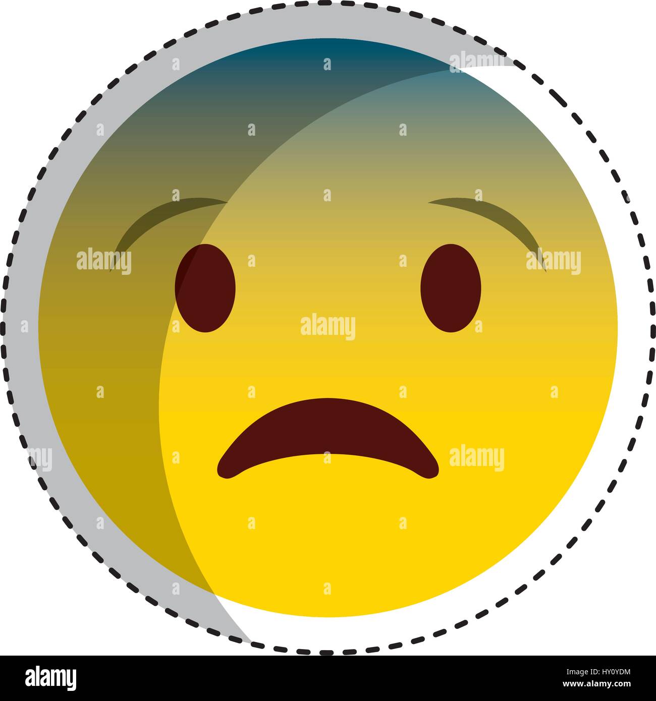 comic face emoticon isolated icon vector illustration design Stock ...
