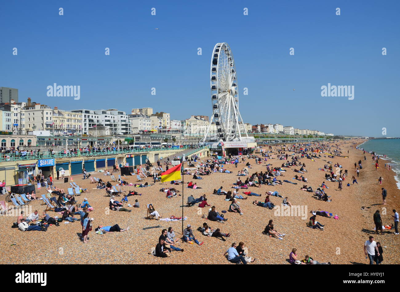 brighton beach, england Stock Photo - Alamy