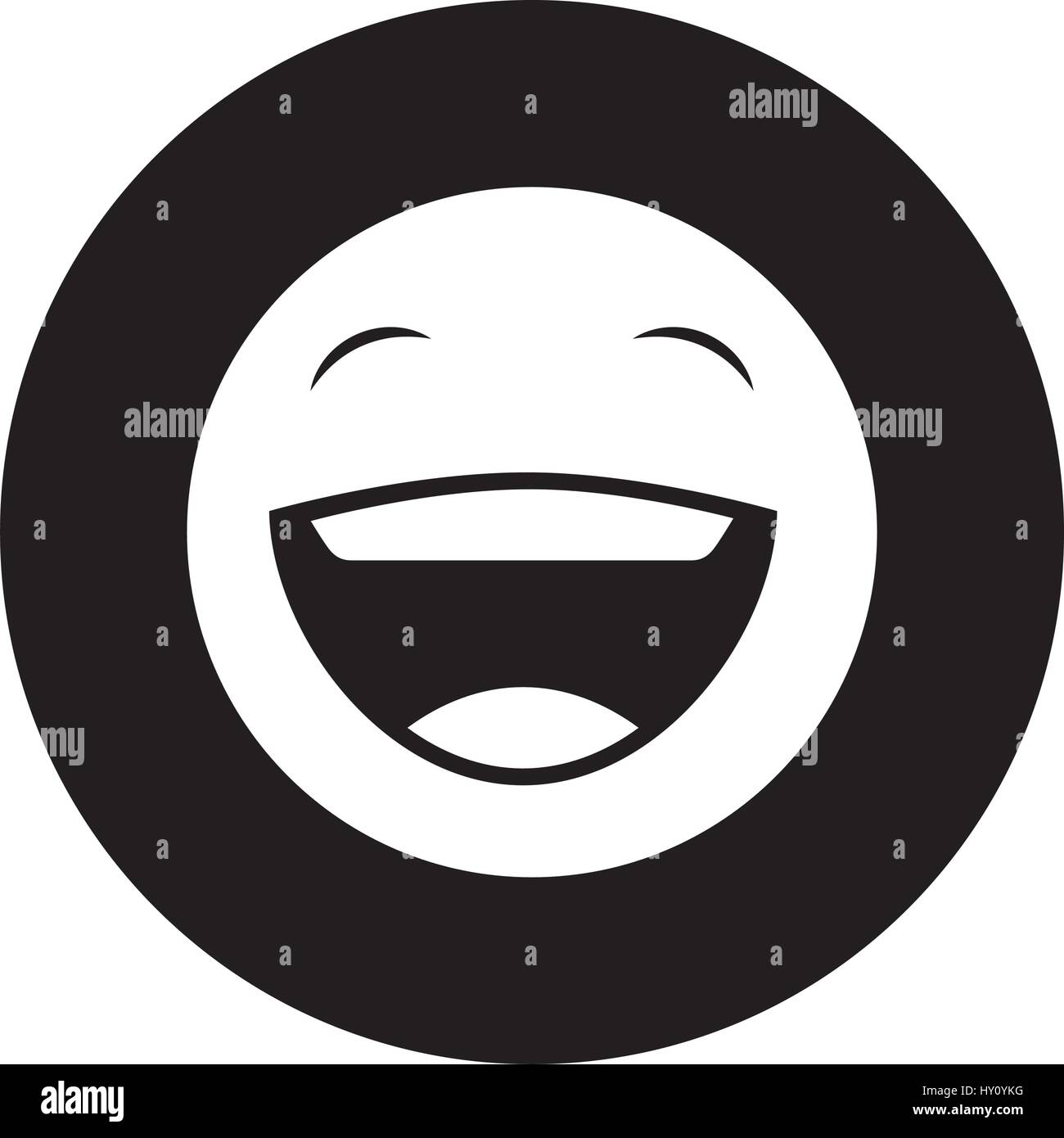 comic face emoticon isolated icon vector illustration design Stock ...