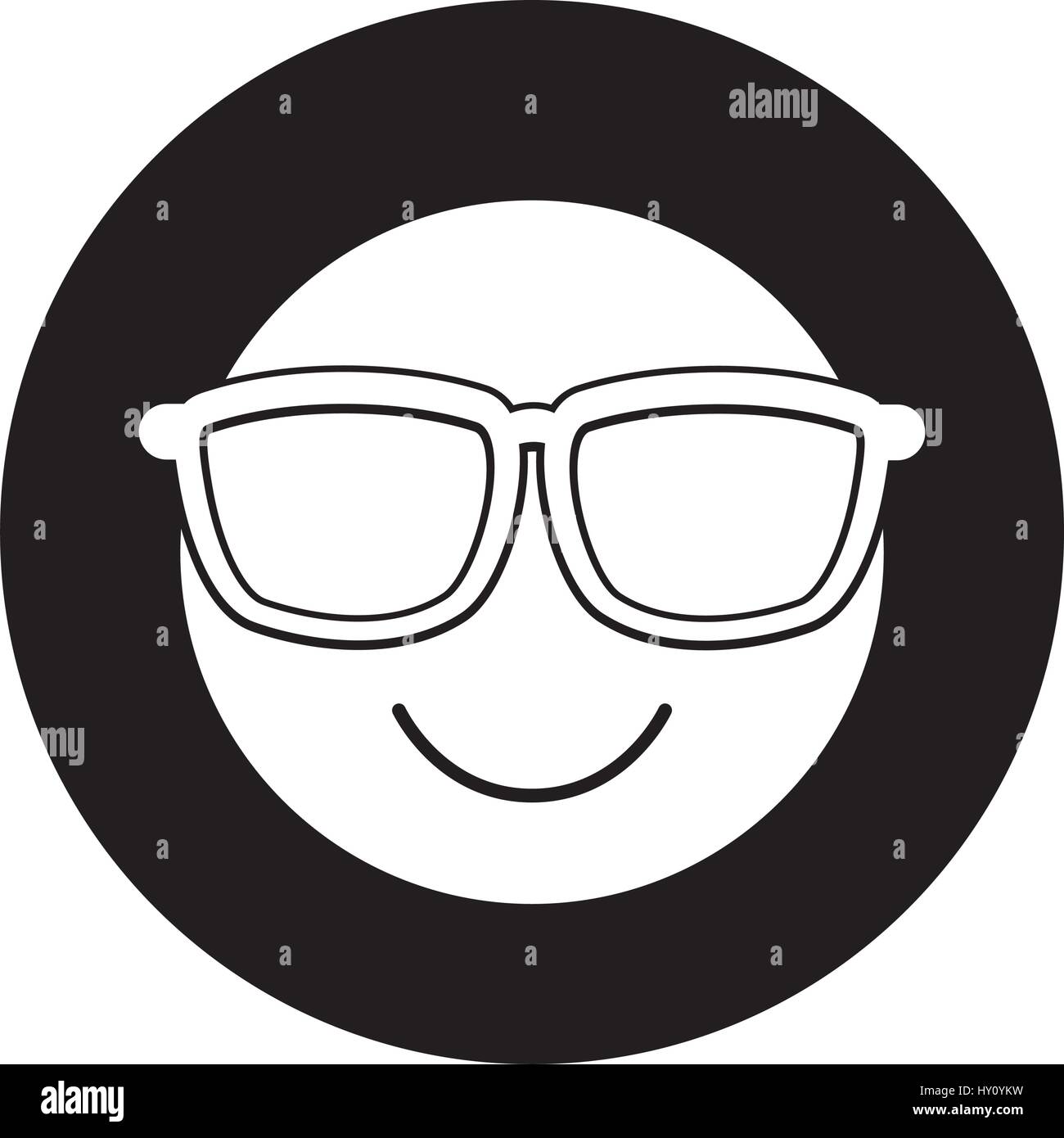 comic face emoticon isolated icon vector illustration design Stock ...
