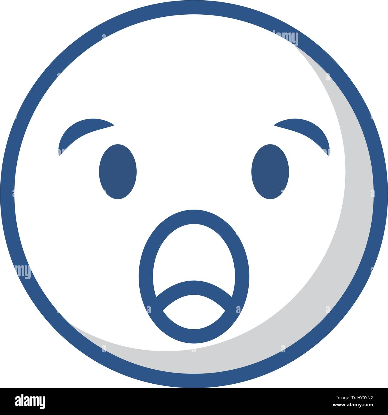 comic face emoticon isolated icon vector illustration design Stock ...