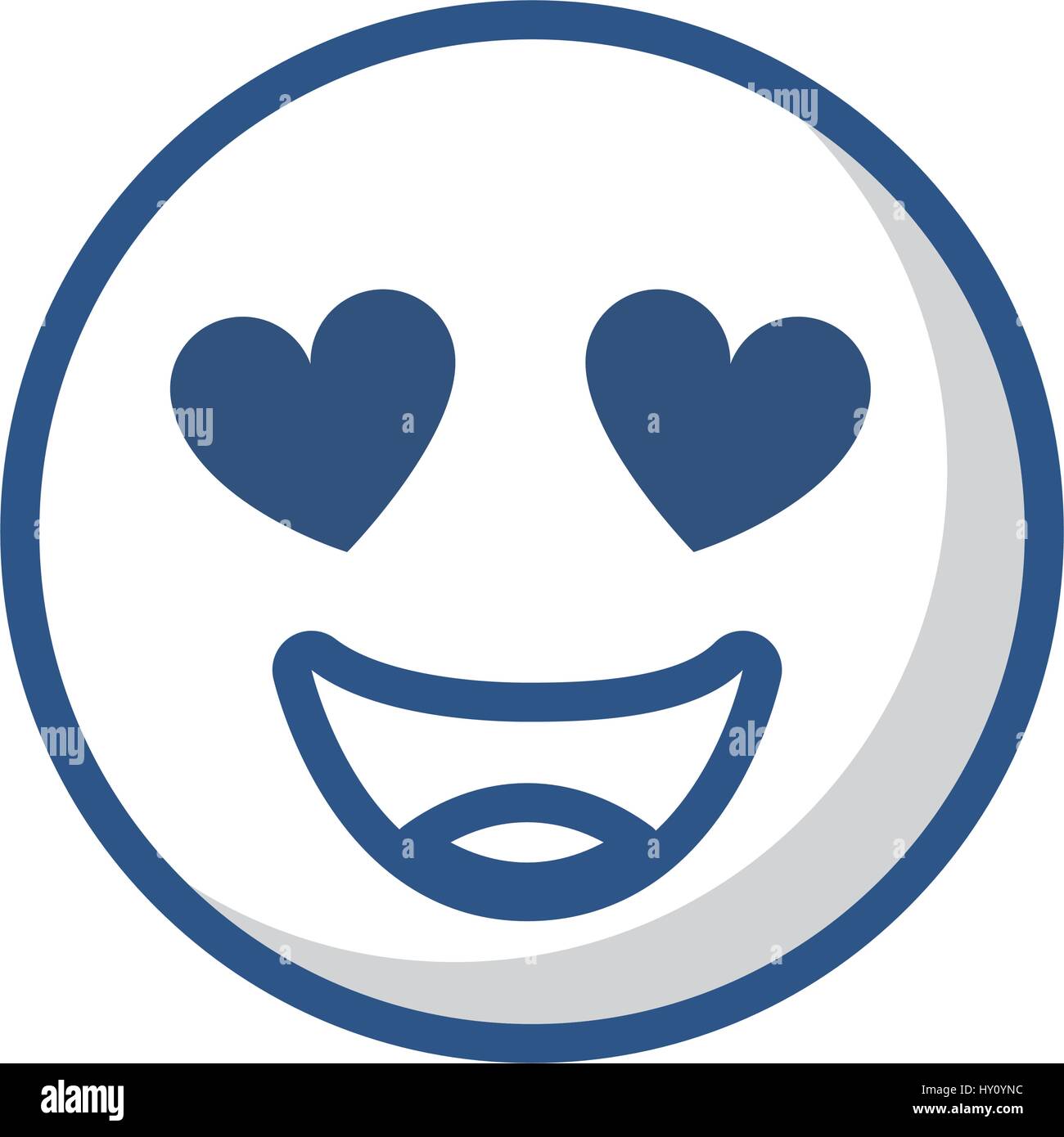 comic face emoticon isolated icon vector illustration design Stock ...