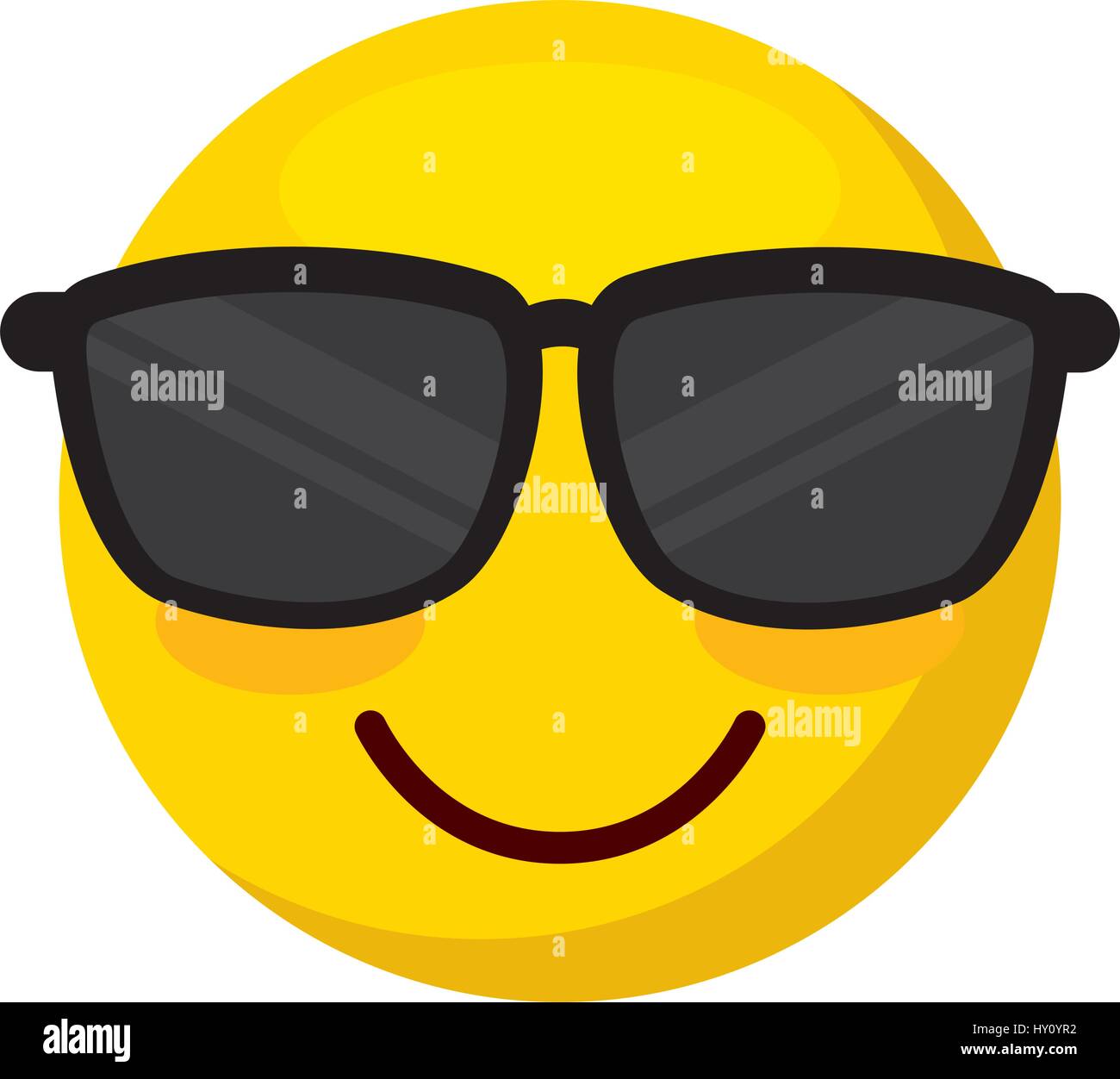 comic face emoticon isolated icon vector illustration design Stock ...