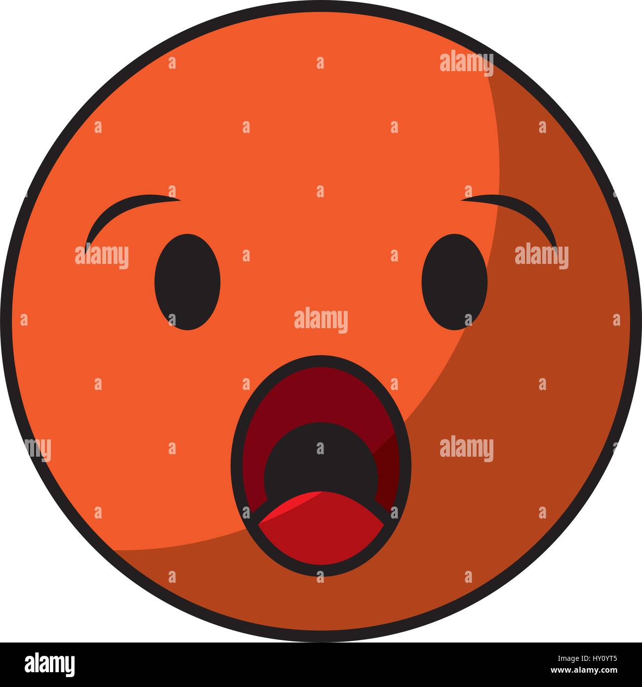 comic face emoticon isolated icon vector illustration design Stock ...