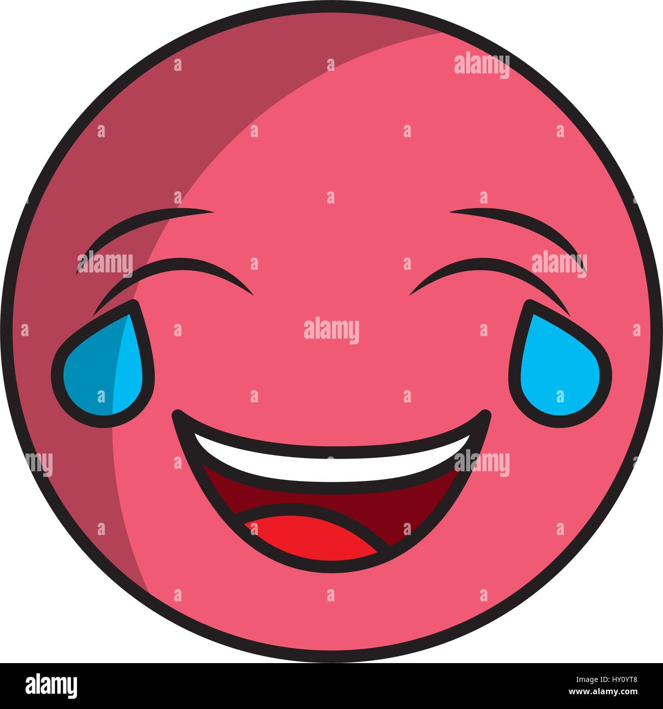comic face emoticon isolated icon vector illustration design Stock ...