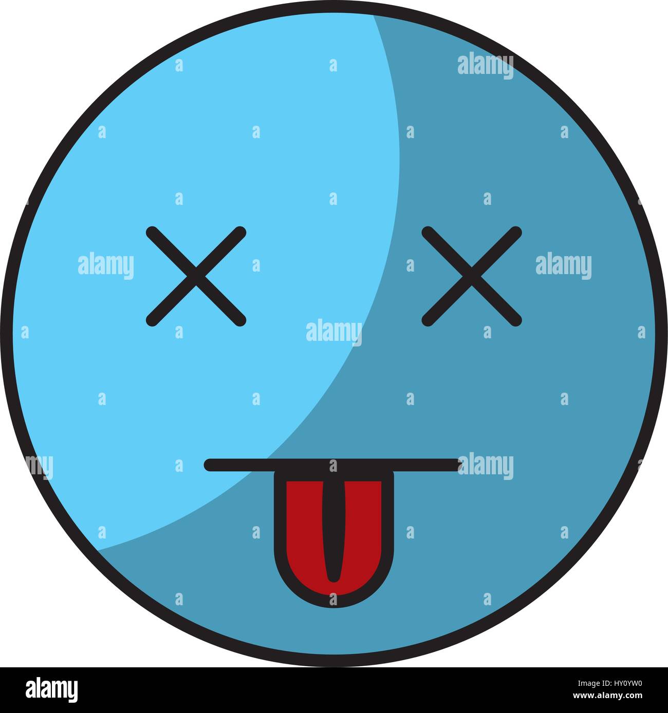 comic face emoticon isolated icon vector illustration design Stock ...