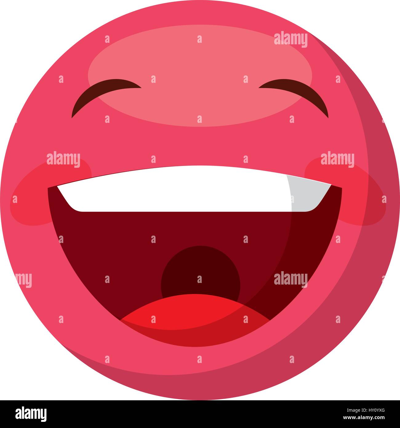 comic face emoticon isolated icon vector illustration design Stock ...