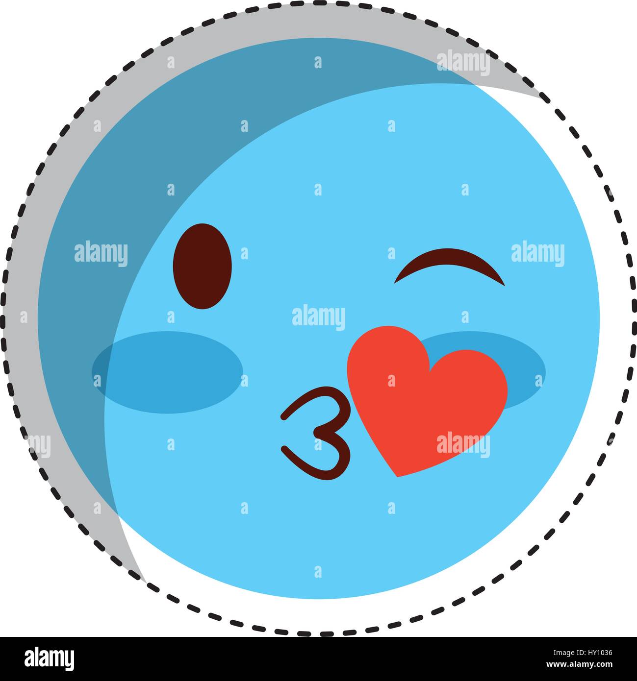 comic face emoticon isolated icon Stock Vector Image & Art - Alamy