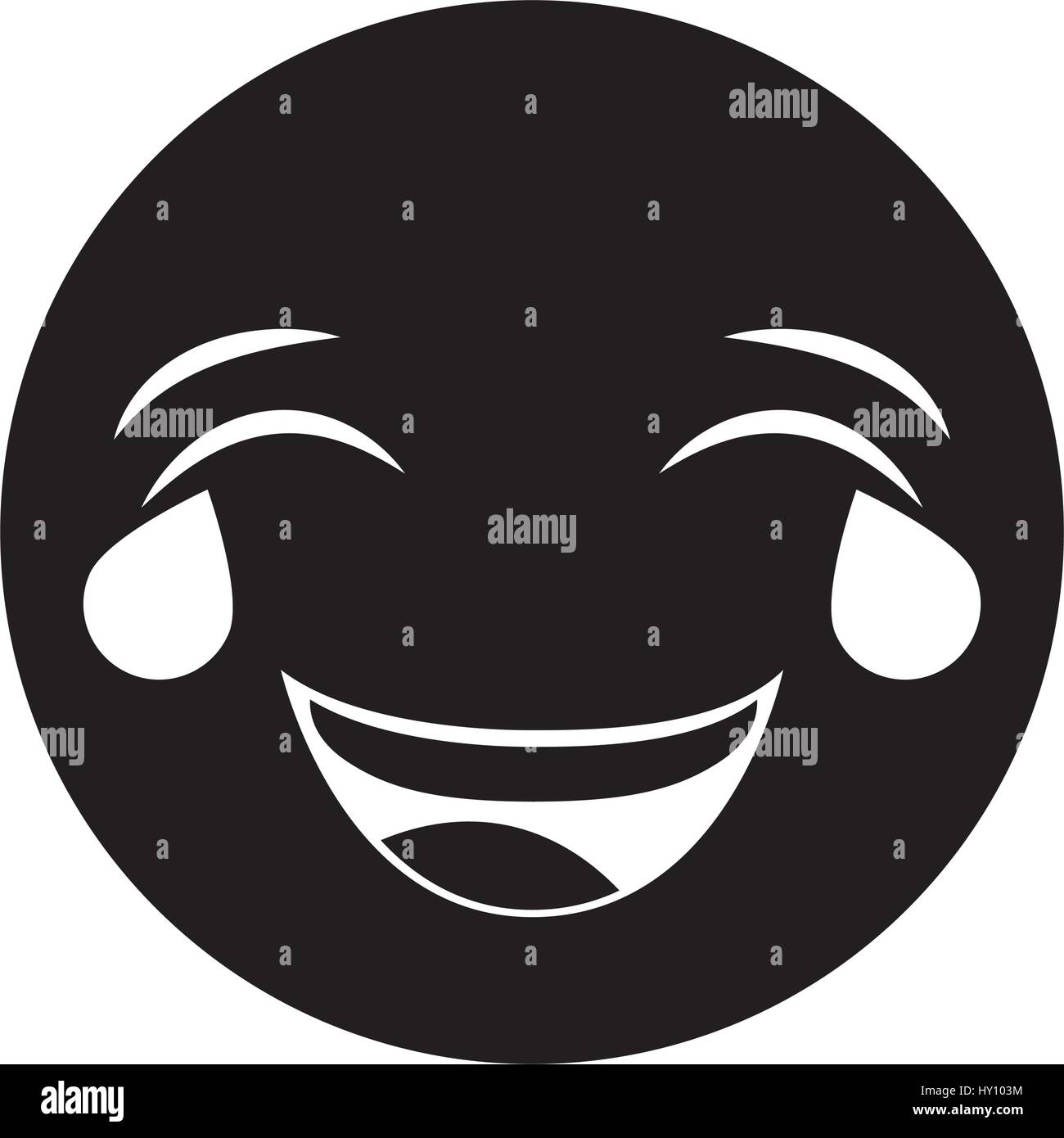 comic face emoticon isolated icon Stock Vector Image & Art - Alamy