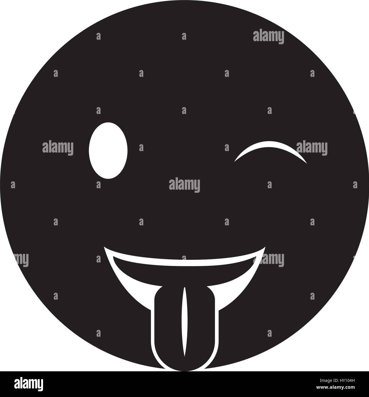 comic face emoticon isolated icon Stock Vector Image & Art - Alamy