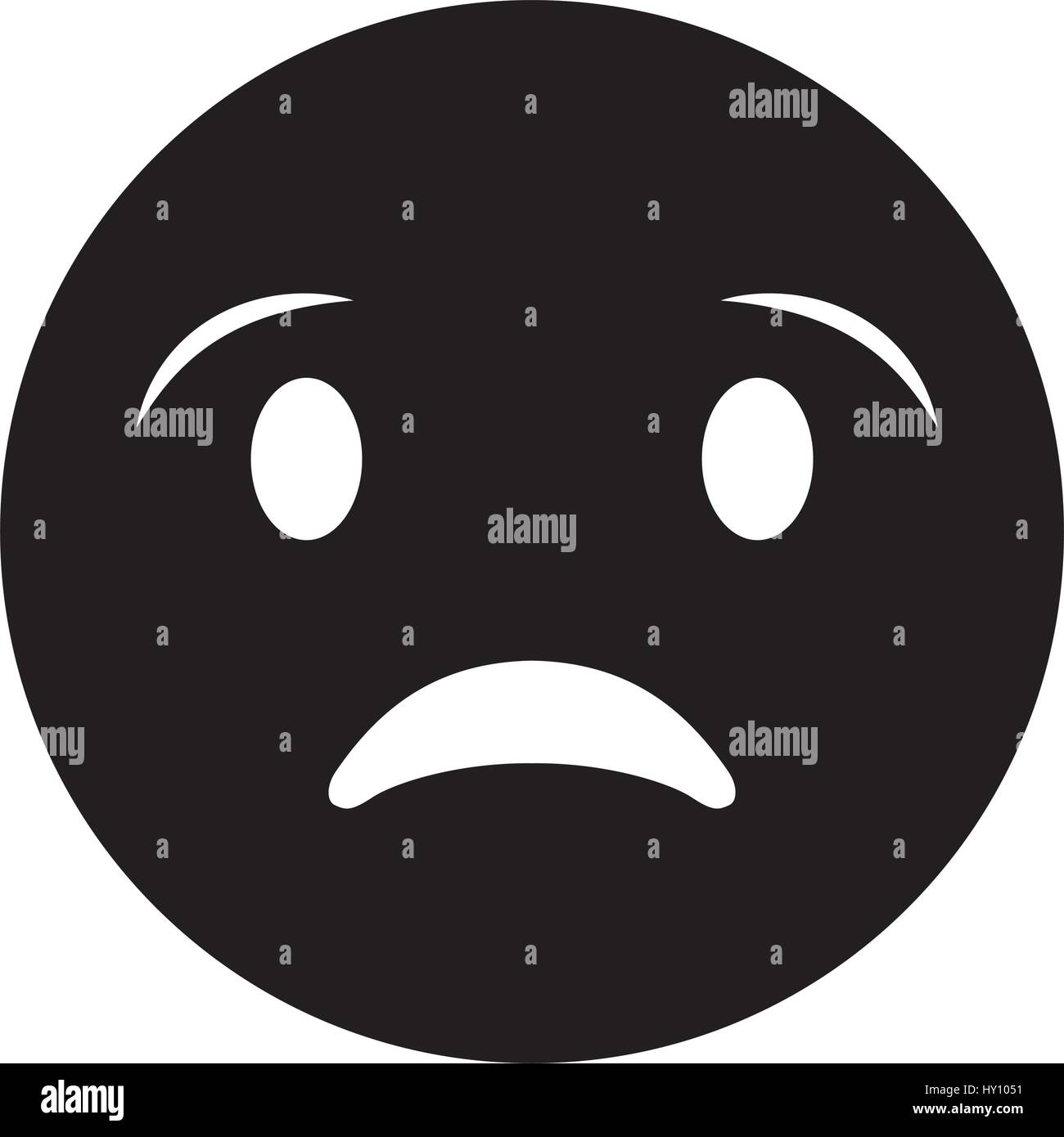 comic face emoticon isolated icon Stock Vector Image & Art - Alamy