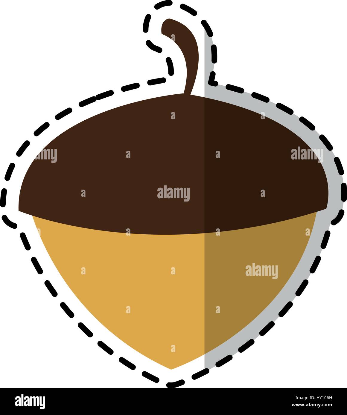 acorn nut icon image Stock Vector Image & Art - Alamy