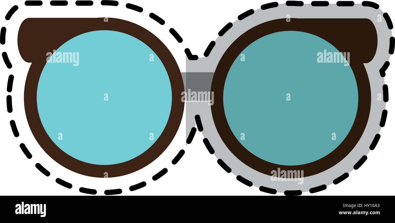 round glasses frame icon image Stock Vector Image & Art - Alamy