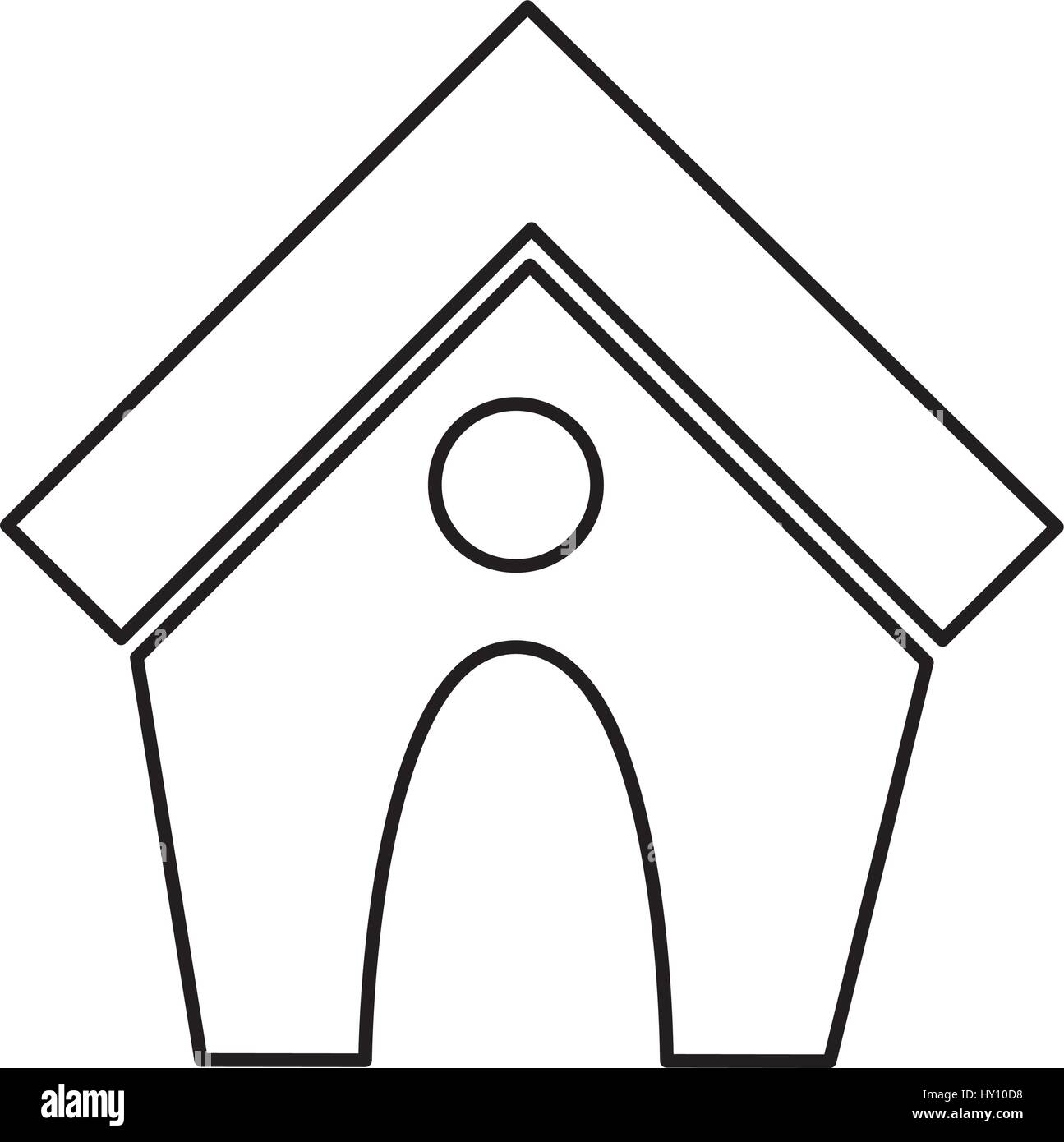 house mascot isolated icon Stock Vector Image & Art - Alamy