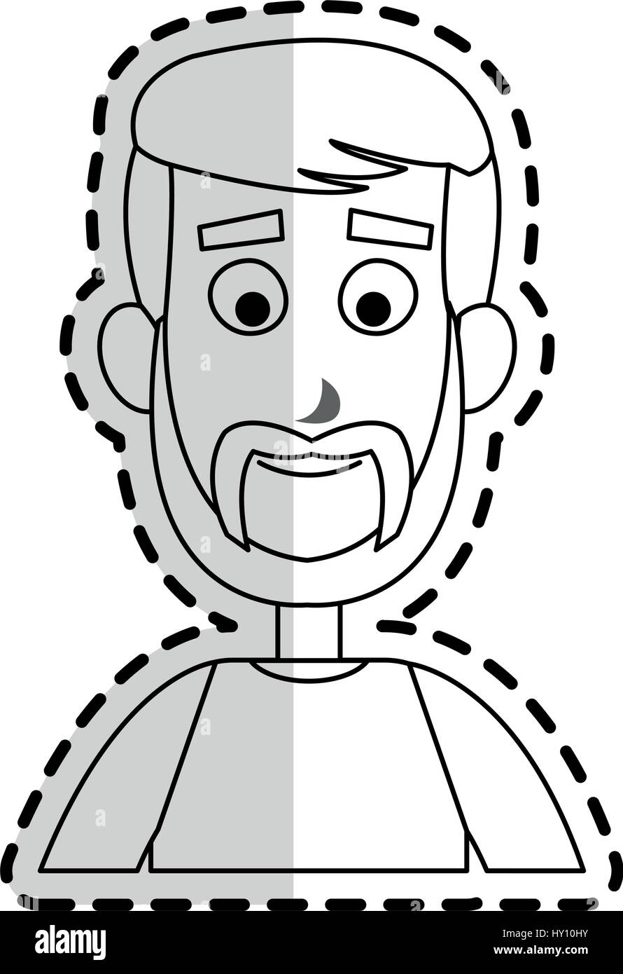 happy handsome bearded man cartoon icon image Stock Vector Image & Art ... happy handsome bearded man cartoon icon image Stock Vector Image & Art ...