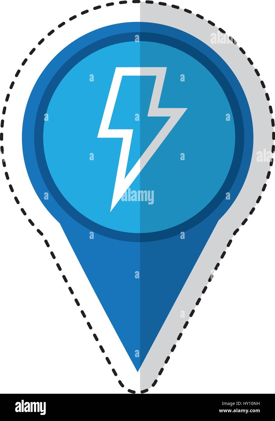 pin location with weather symbol Stock Vector Image & Art - Alamy