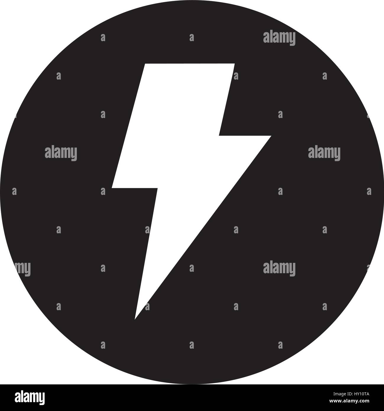 Thunder ray isolated icon hi-res stock photography and images - Alamy