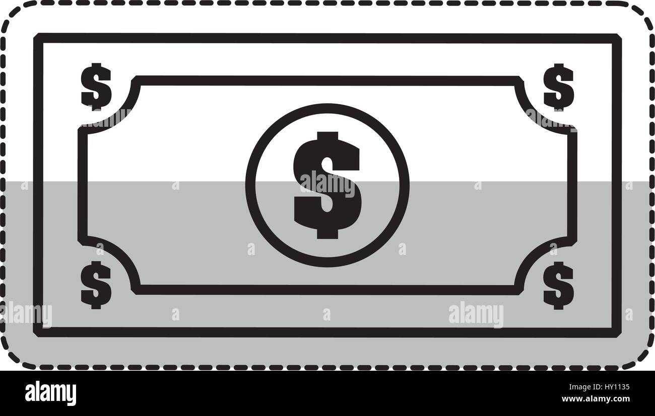bill money isolated icon Stock Vector Image & Art - Alamy