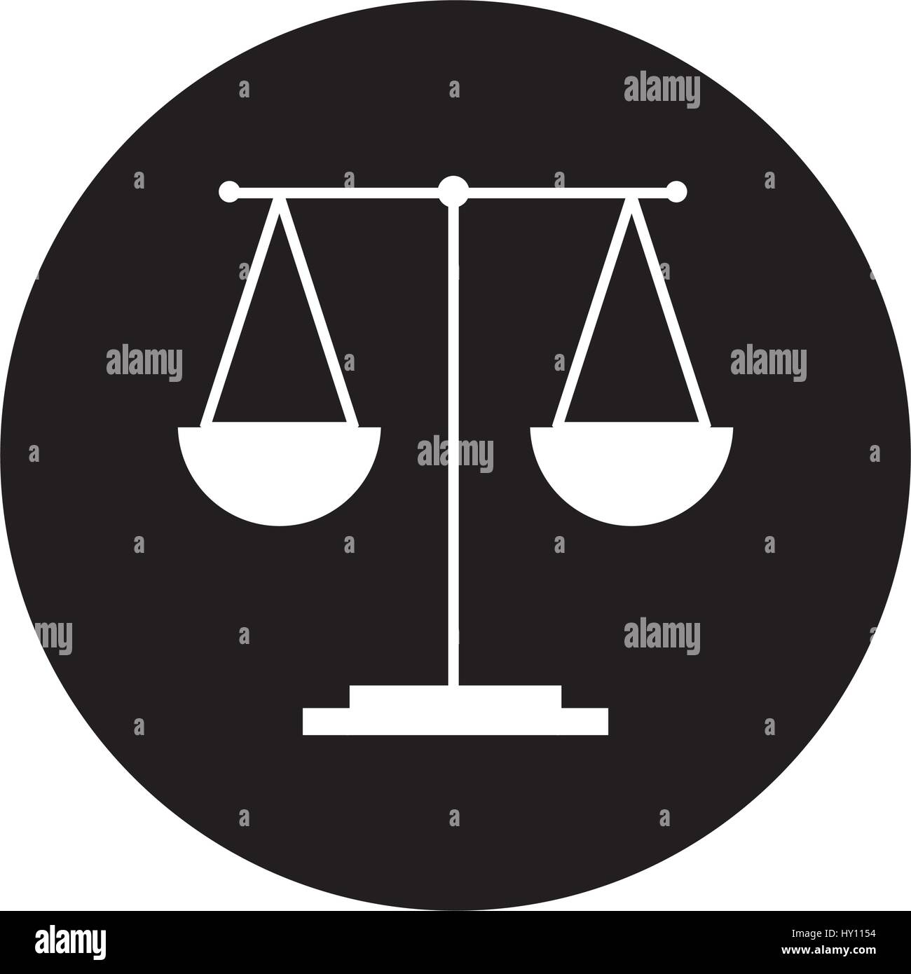 scale justice isolated icon Stock Vector Image & Art - Alamy