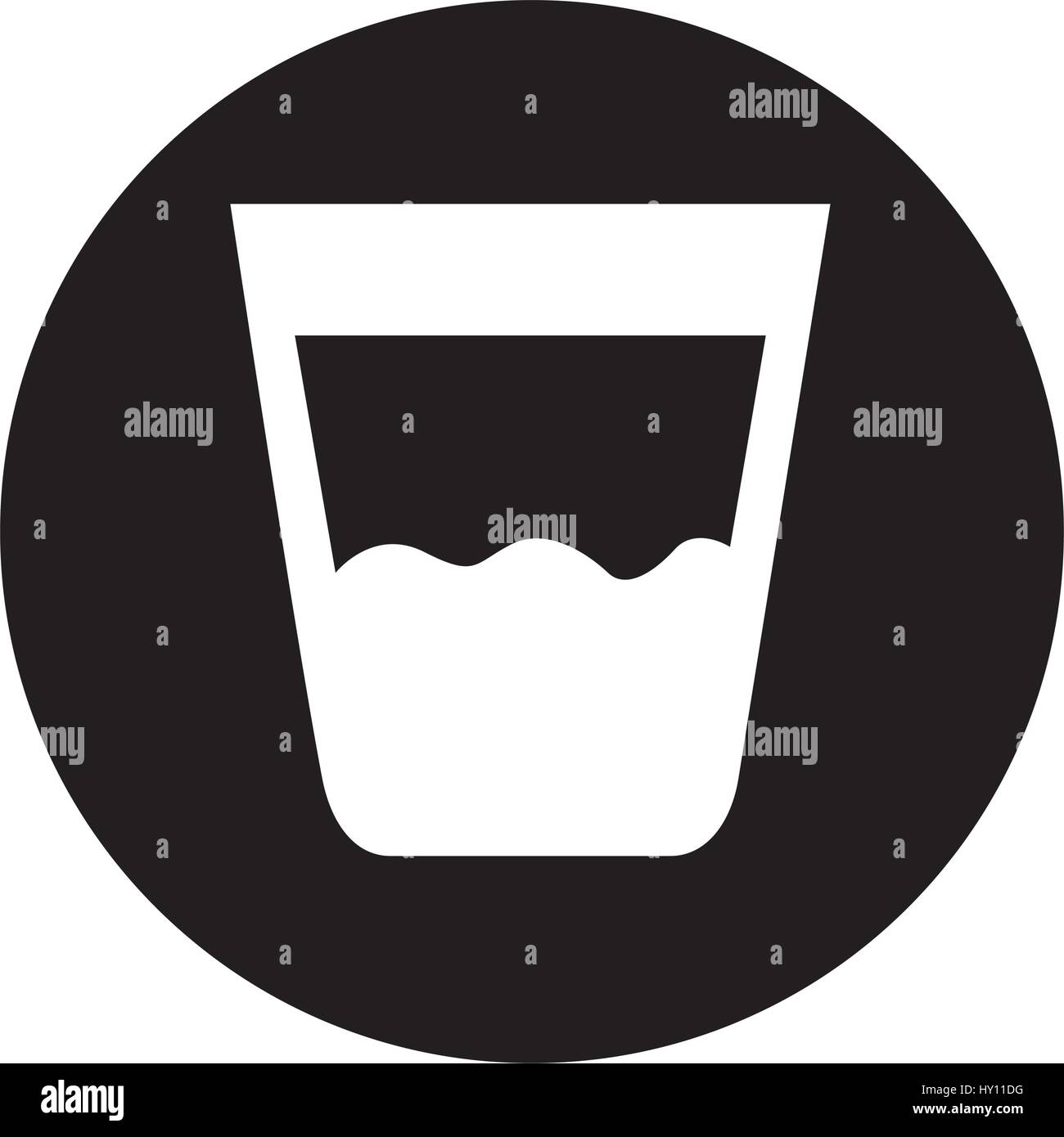 water glass isolated icon Stock Vector Image & Art - Alamy