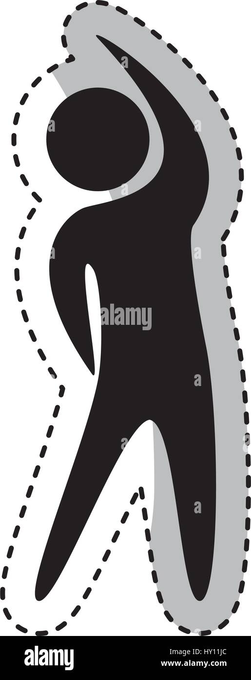 Human figure doing exercise Stock Vector Image & Art - Alamy