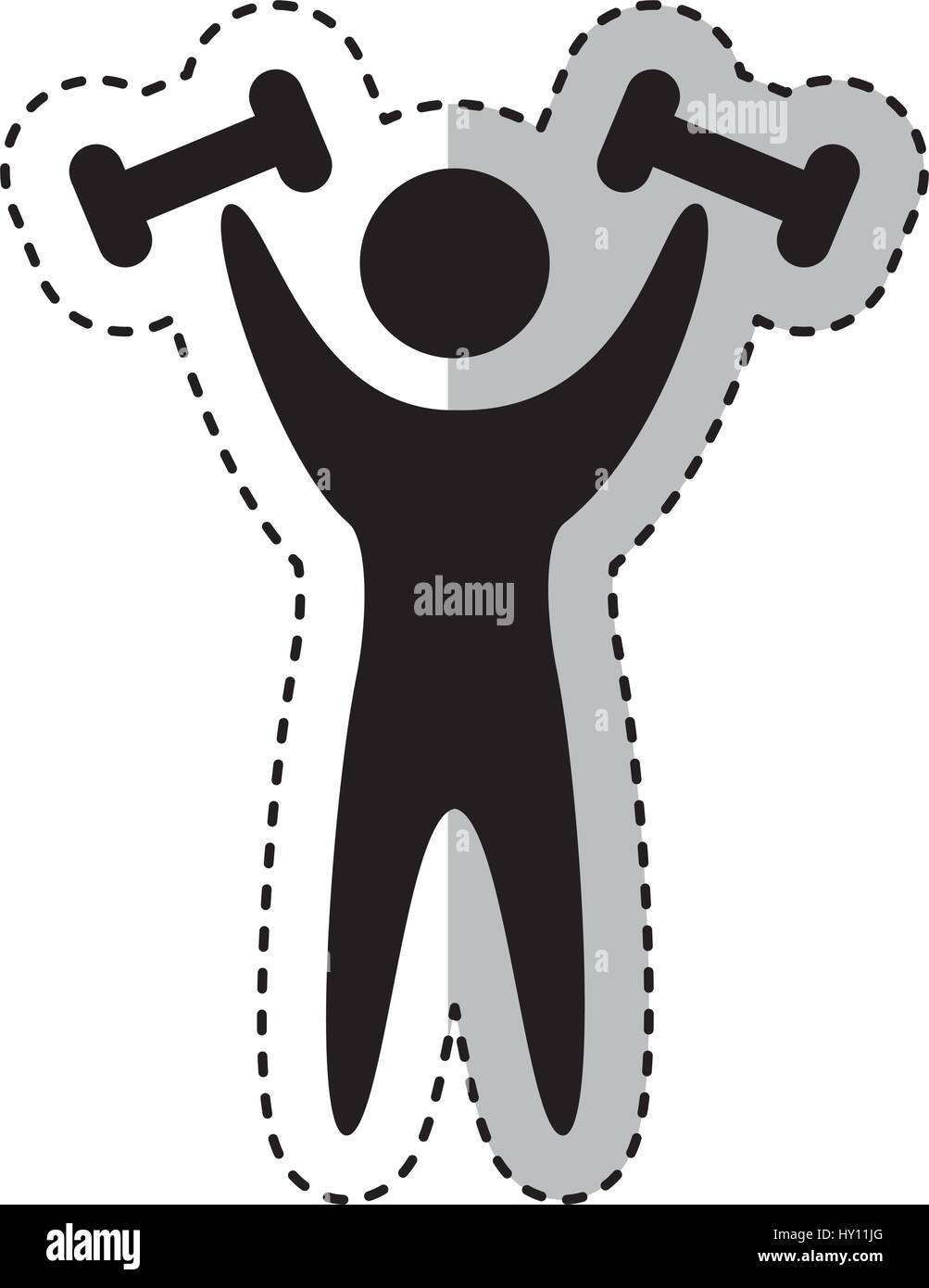 Strong powerful figure Cut Out Stock Images & Pictures - Alamy