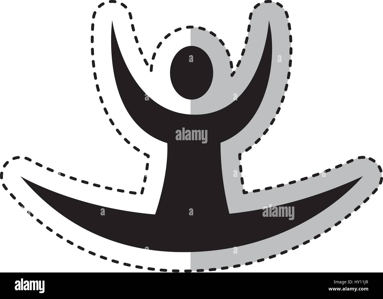 Human figure doing exercise Stock Vector Image & Art - Alamy