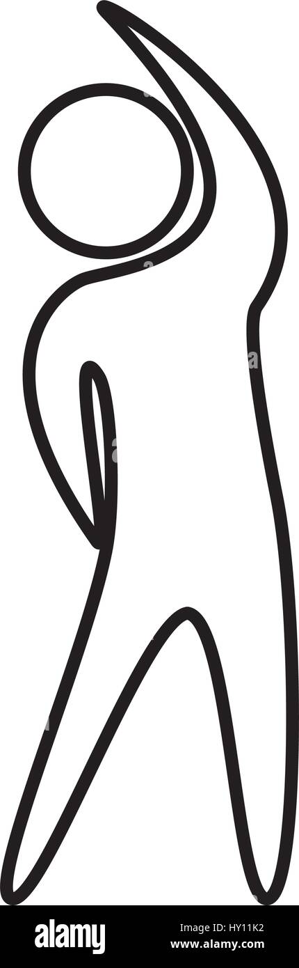 Human figure doing exercise Stock Vector Image & Art - Alamy