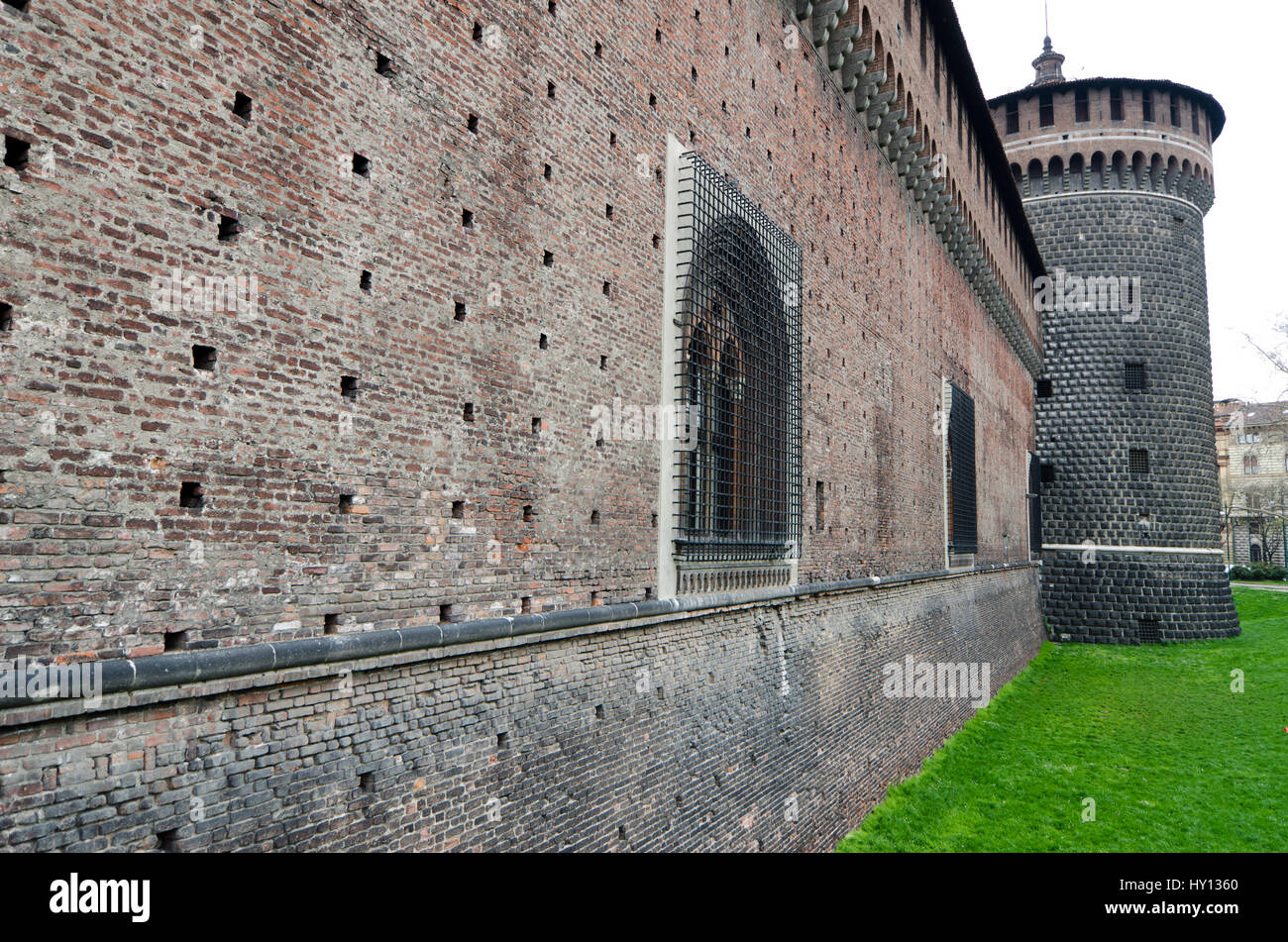 Milan sforza castle hi-res stock photography and images - Alamy