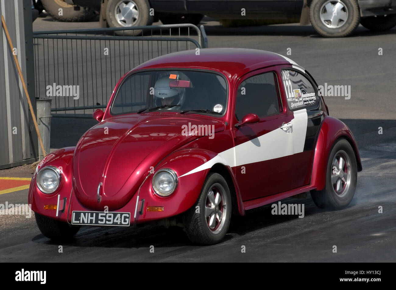 Santa Pod, UK - April 23, 2010: Big Bang Camper and Bus Festival ...