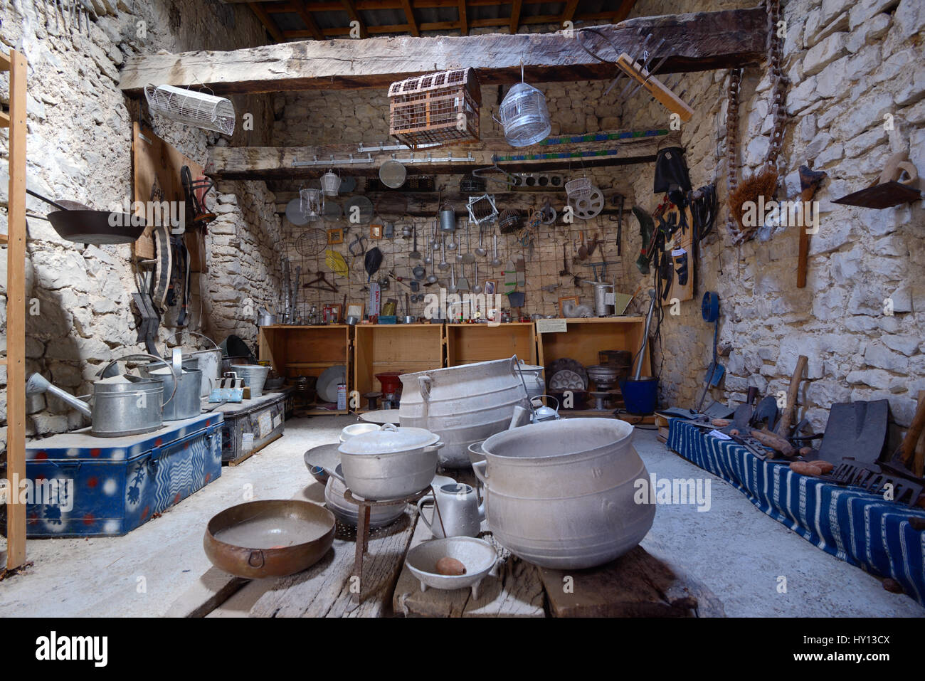Forge Museum in the Old Smithy or Rural Museum with Display of ...